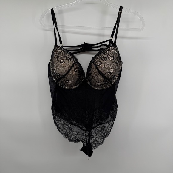 Fredricks of Hollywood | Tops | Fredricks Of Hollywood Black Lace Teddy ...